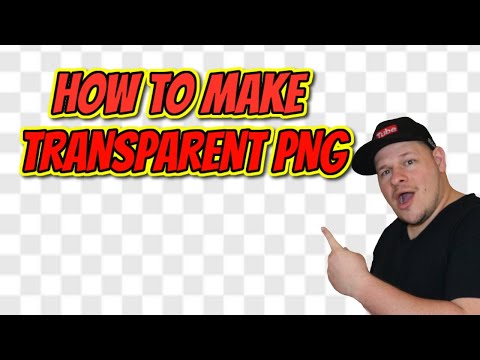 HOW TO MAKE TRANSPARENT PHOTO INTO PNG