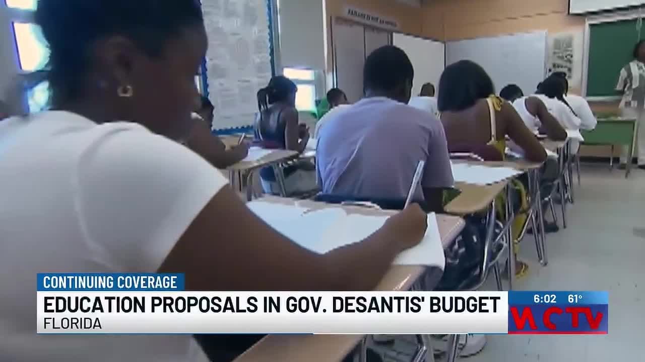 Florida Gov. Ron DeSantis proposes record education budget