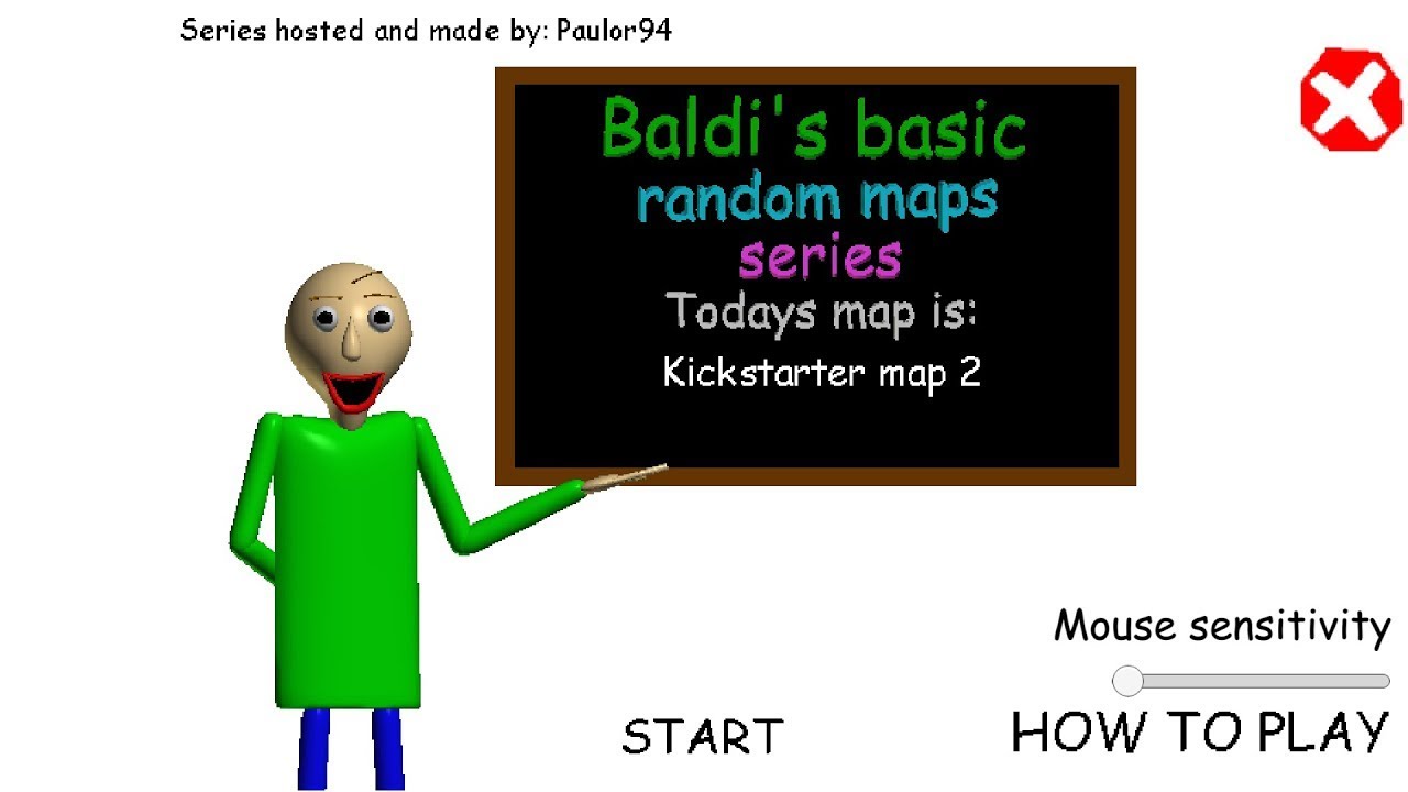 já hraju baldi basics random maps series Kickstarter map 2