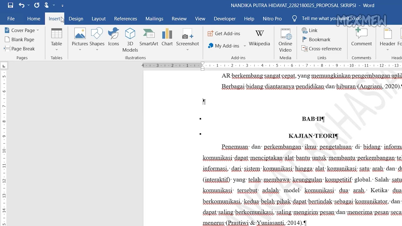 Cara Menggunakan Page Break yang benar di Microsoft Word
