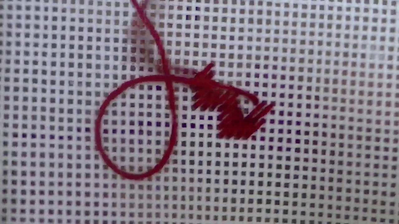 Byzantine or Step Needlepoint Stitch