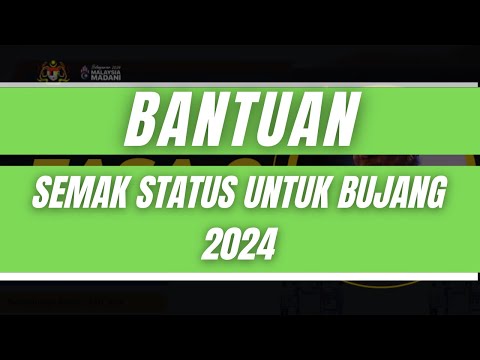 Bantuan Bujang 2024: Semak Status Sekarang
