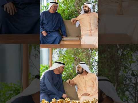 King Sheikh Mohammad Bin Rashid Welcome Sheikh Zayed in Dubai✨🤴#dubai #royalfamily #uae #lifestyle