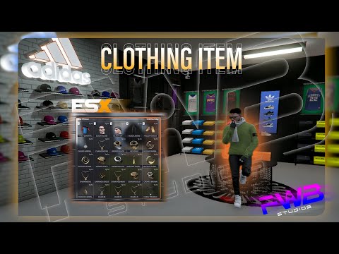 [ESX/QBCore] Clothing as an item Fivem Script by FWB Studio  (fs_clothing)