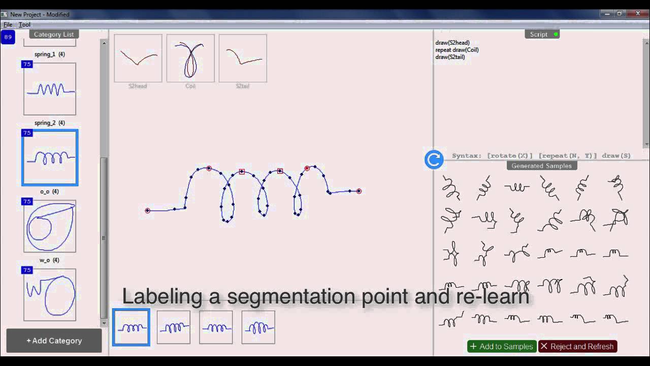 Gesture Script: Example-Driven Scripting for Recognizing Gestures and Their Structures