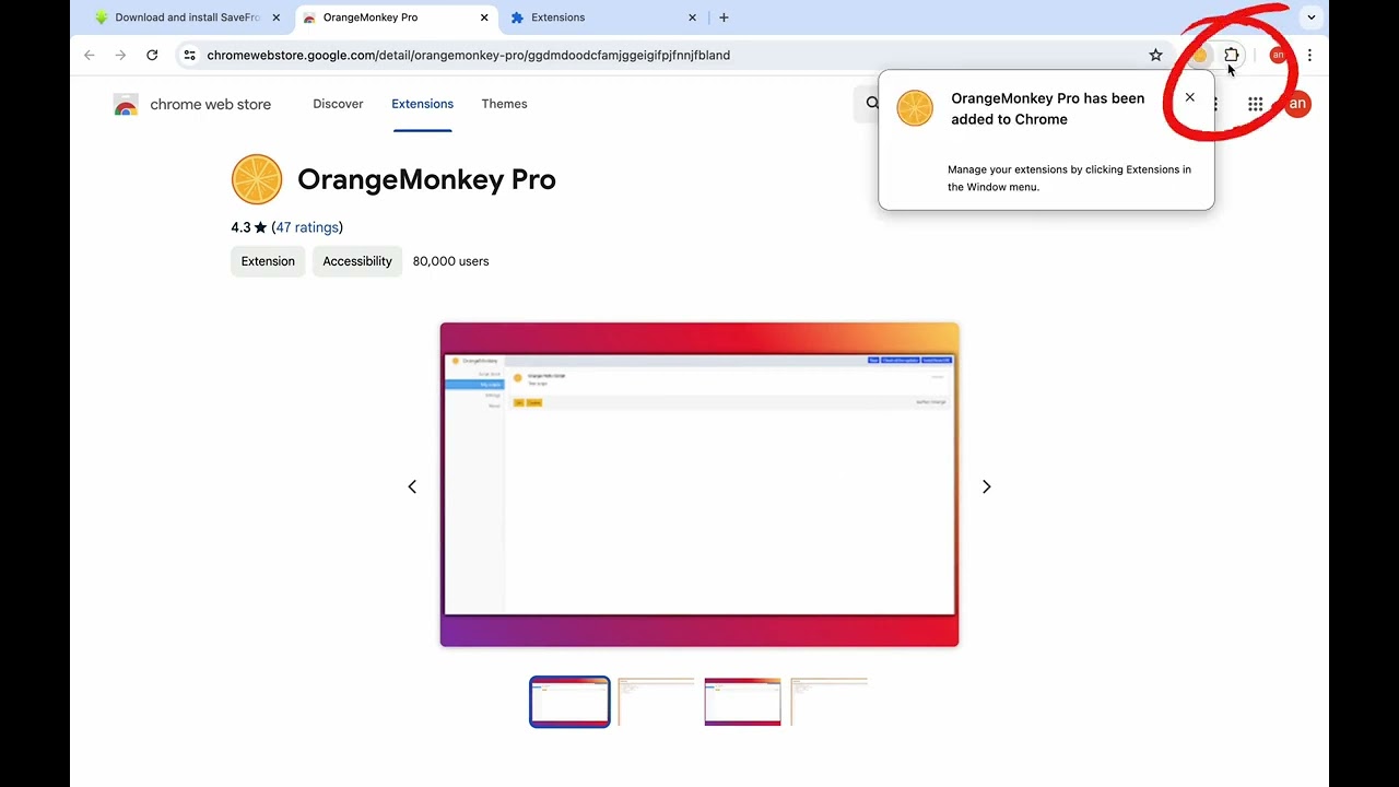 Download and install SaveFrom net Helper for Google Chrome