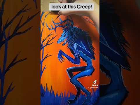 What do you know about wendigo? #wendigo #painting #monster #cryptids