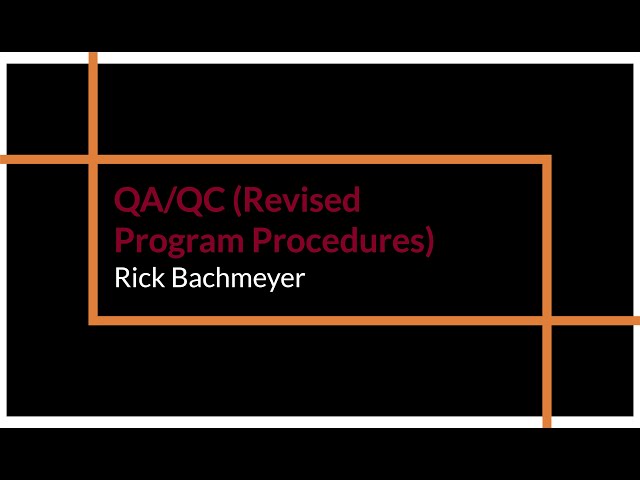 Reintroducing Landmark's QA/QC Program: A Comprehensive Overview ...