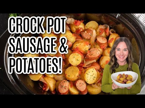 Tasty Crock Pot Sausage and Potatoes