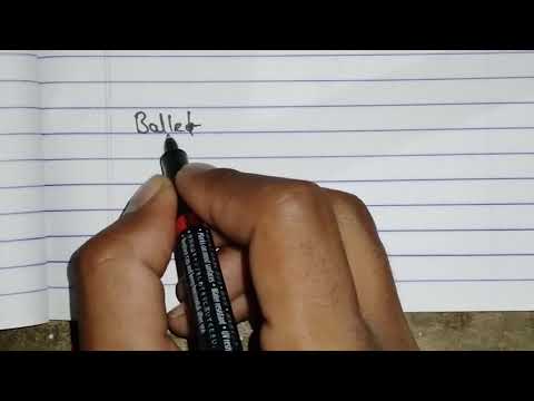 Ballet meaning in Hindi