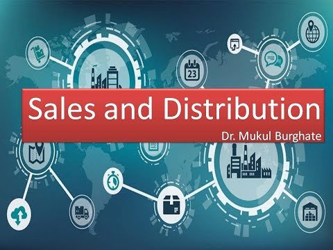 Session TWO I Sales and Distribution Management I #Marketing