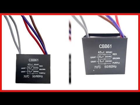 Great product - New CEILING FAN CAPACITOR CBB61 4.5uf + 6uf + 5uf 5 WIRE 250V