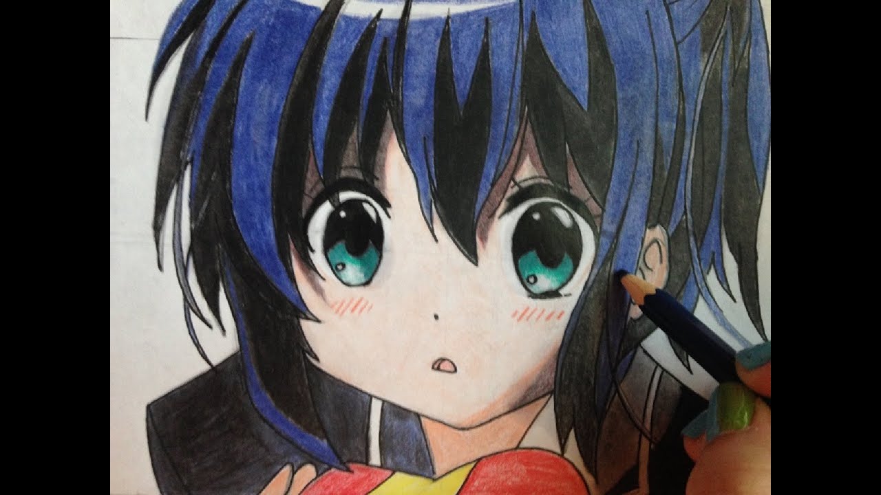 How to  draw Rikka Takanashi from Chuunibyou demo Koi ga shitai  step bystep tutorial