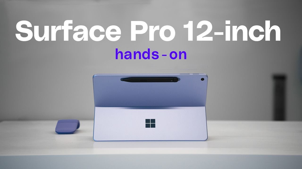 Surface Pro 12 hands-on: Microsoft's smaller, redesigned tablet