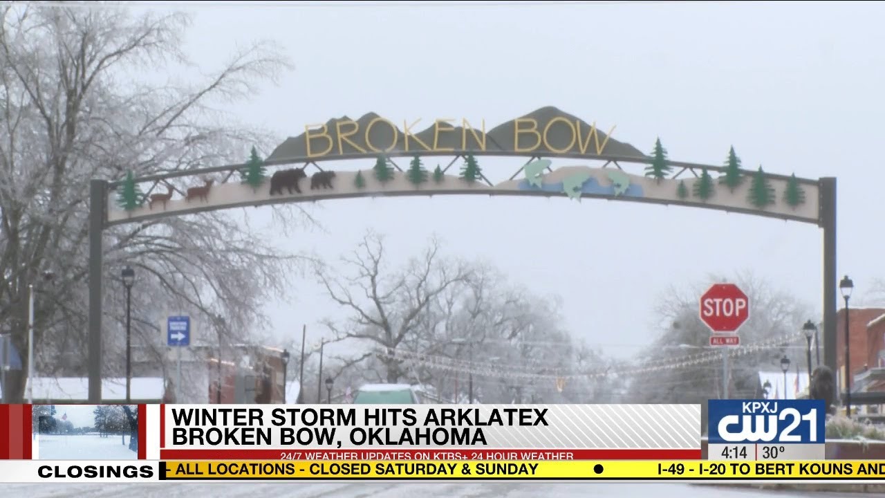 Broken Bow, OK, Winter Storm
