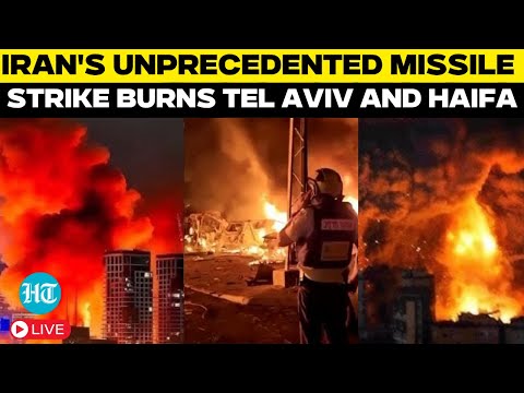 Iran Vs Israel War LIVE | Iran Strikes Tel Aviv, Haifa, and Southern Regions In Missile Attacks LIVE
