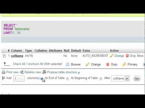 Learn SQL Tutorial MySQL Tutorial | Introducing phpMyAdmin - Mind Luster