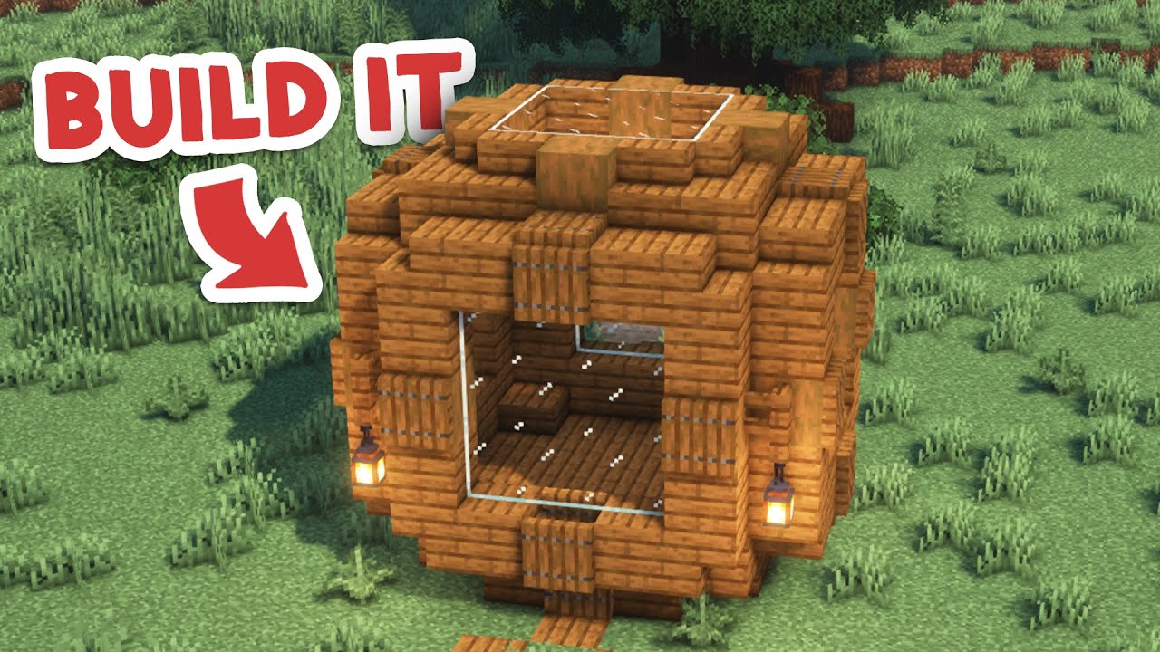 How to Build a Pod Starter House in Minecraft - Minecraft Builders
