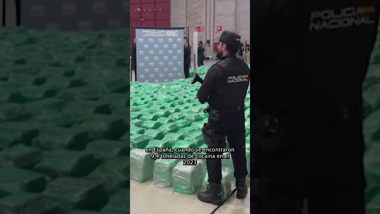 Autoridades incautan 13 toneladas de cocaína en España