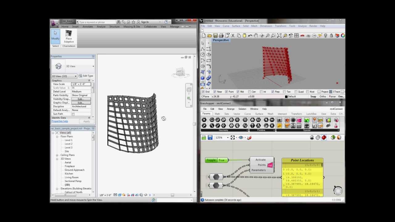 GH to Revit Adaptive Components