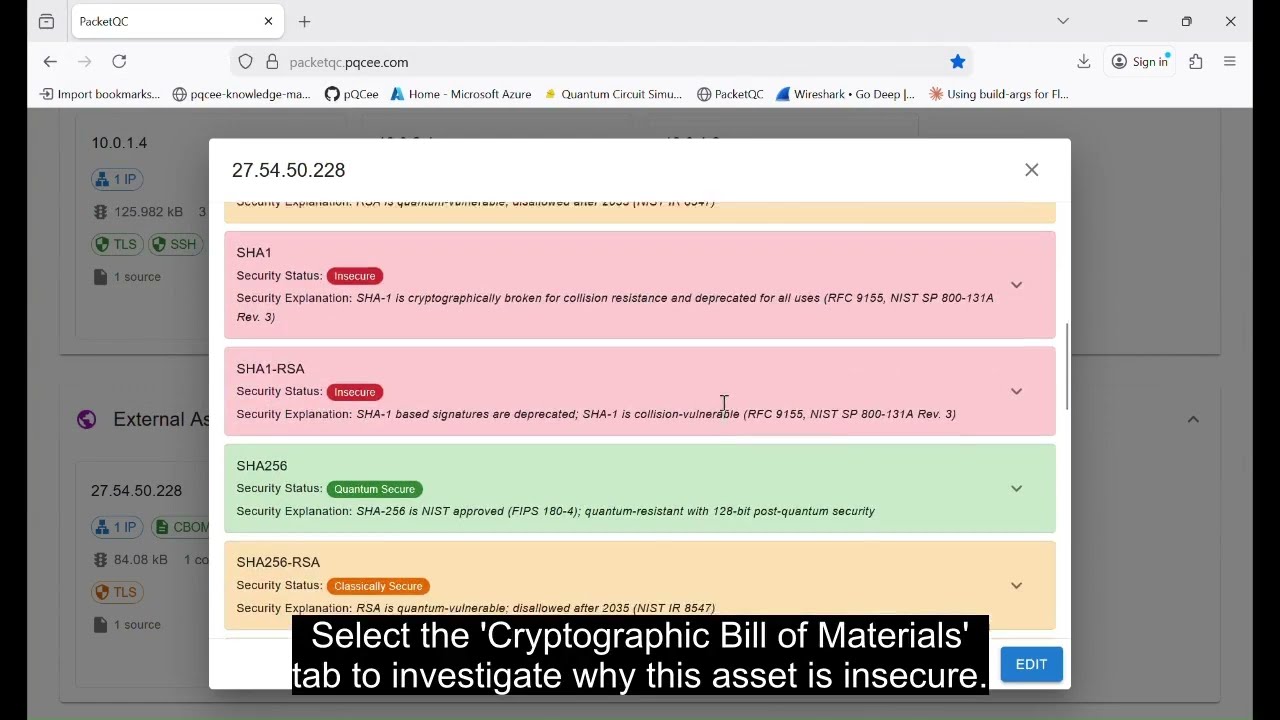 PacketQC by pQCee: Demo