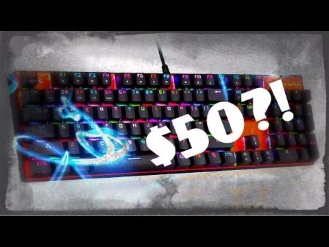$50 Mechancal Keyboard? (NPET CK104 Keyboard Review)