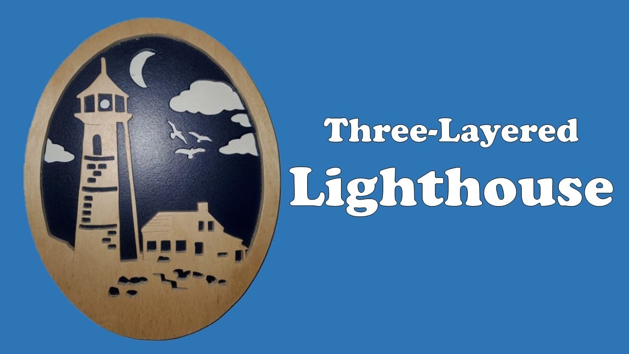 Scroll Saw Lighthouse Wall Hanging