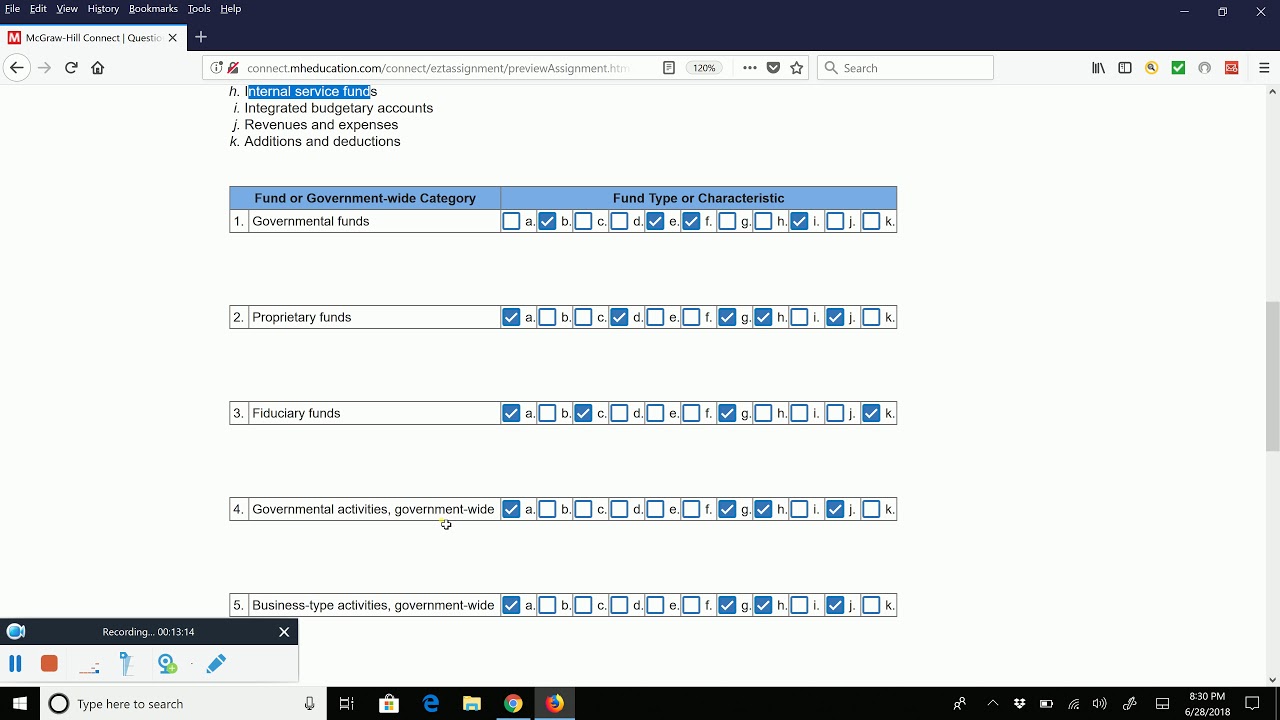 ACG4501 Chapter 2 homework explanations