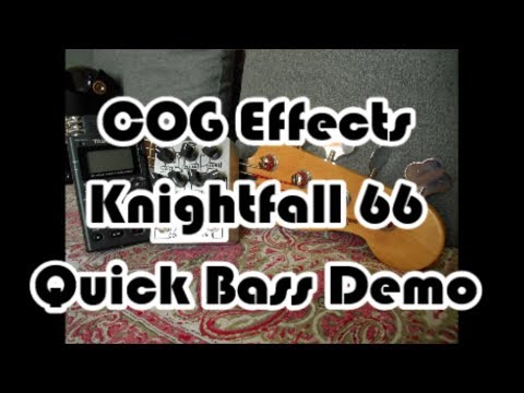 Cog Effects Knightfall 66 V2 Bass Overdrive | Reverb