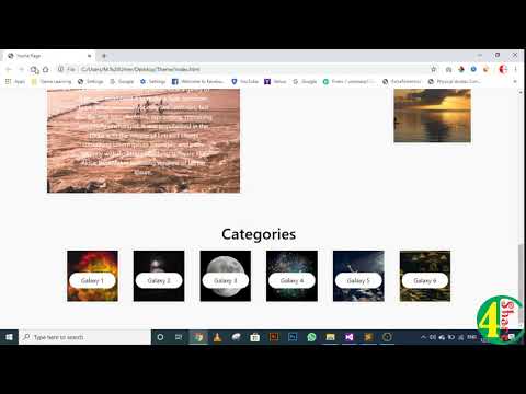 5 - Responsive Subscribe Form - HTML Responsive Theme Development using Bootstrap, CSS and JQuery