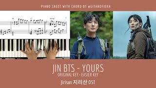 Jin BTS - Yours (Jirisan 지리산 OST) by Gita Nofieka Dwijayati Sheet