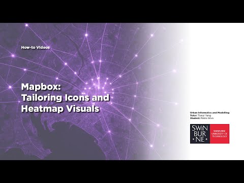 Mapbox Tailor icons and heatmap