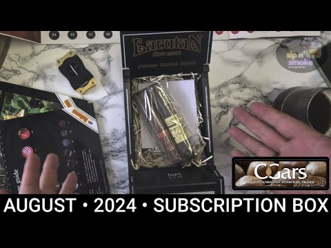 CIGAR SUBSCRIPTION BOX • CGARS • SIP n' SMOKE PODCAST• AUGUST 2024 CIGARS