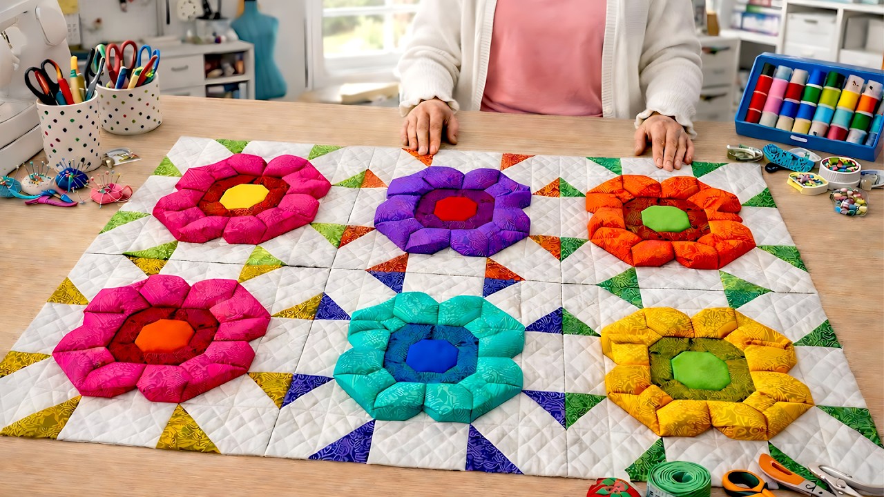 Magical Fabric From Leftover Scraps // Reuse Leftover Fabric - Quilt Sewing Tutorial - Quick & Easy