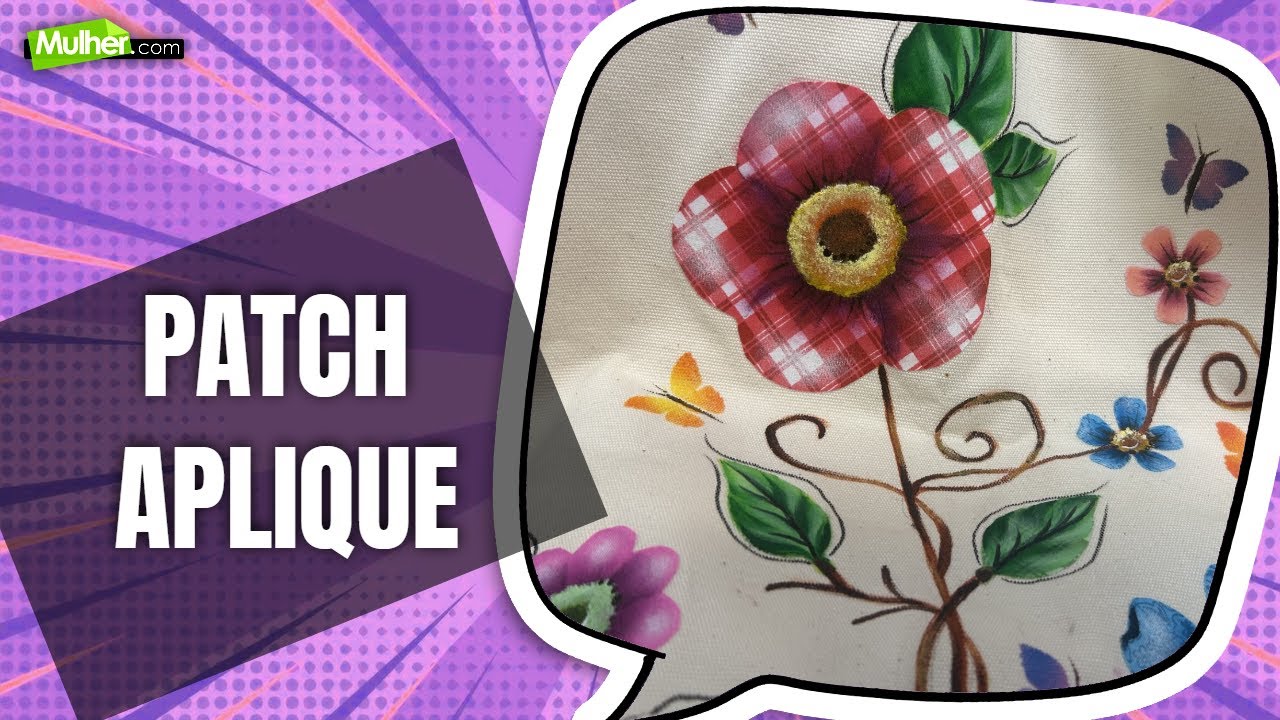 Como fazer uma eco bag com aplicação de patch aplique | @ProgramaMulherPontoCom