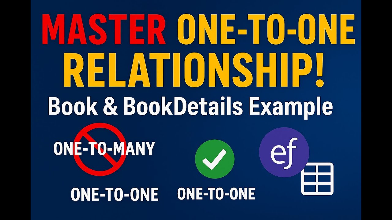 One-to-One Relationship in Entity Framework Core | EF Core Tutorial