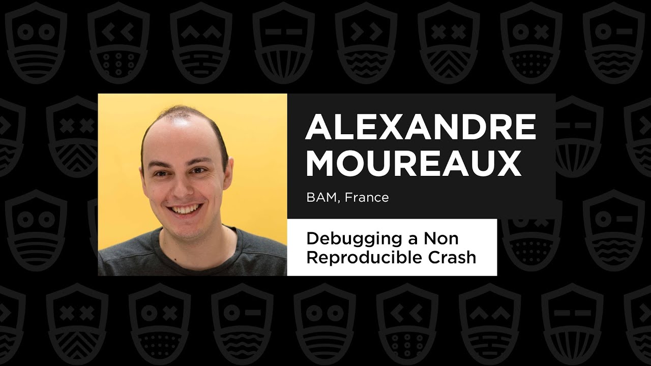Debugging a Non Reproducible Crash - Alexandre Moureaux, React Advanced 2021
