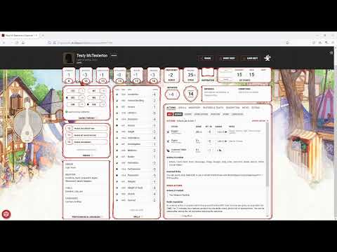 Understanding D&D Beyond Character Sheets