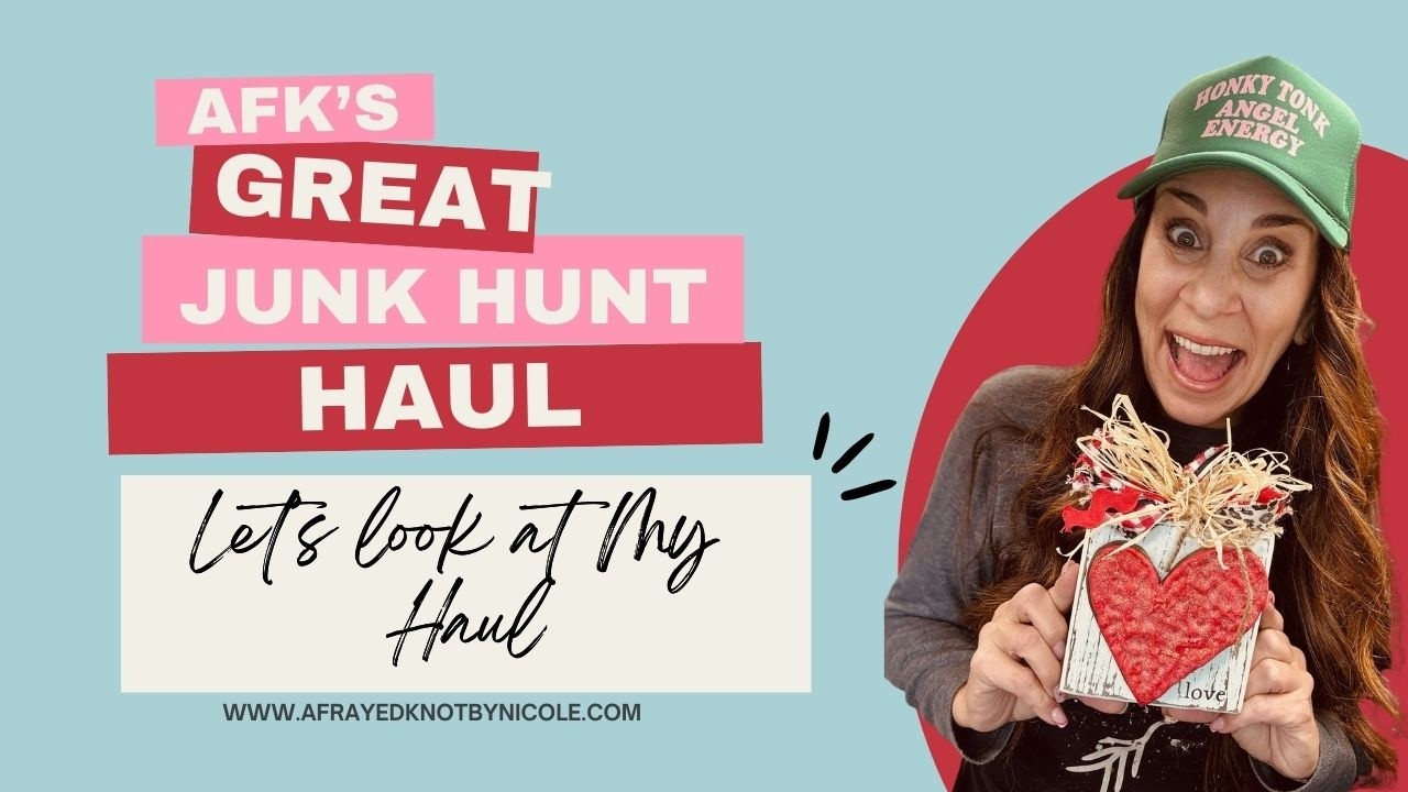 Let’s look at my haul from The Great Junk Hunt