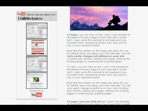 How do I add a YouTube widget showing my videos on my website?