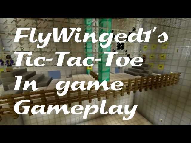 Tic-Tac-Toe Redstone Minigame Minecraft Map