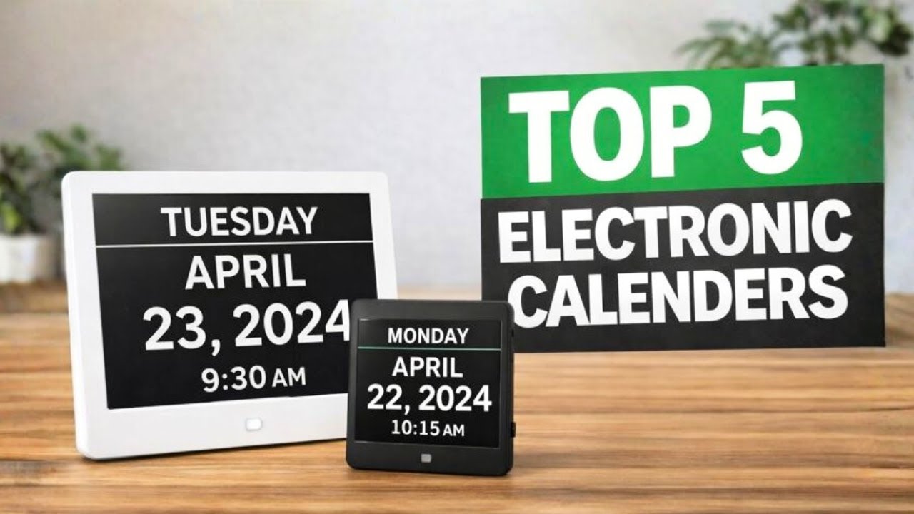 Top 5 BEST Electronic Calendars in (2026) Watch This Before You Buy!
