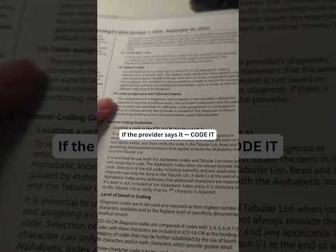 ICD-10-CM Coding Tip: Itβs About Documentation, Not Diagnosis Proof #medicalcoder