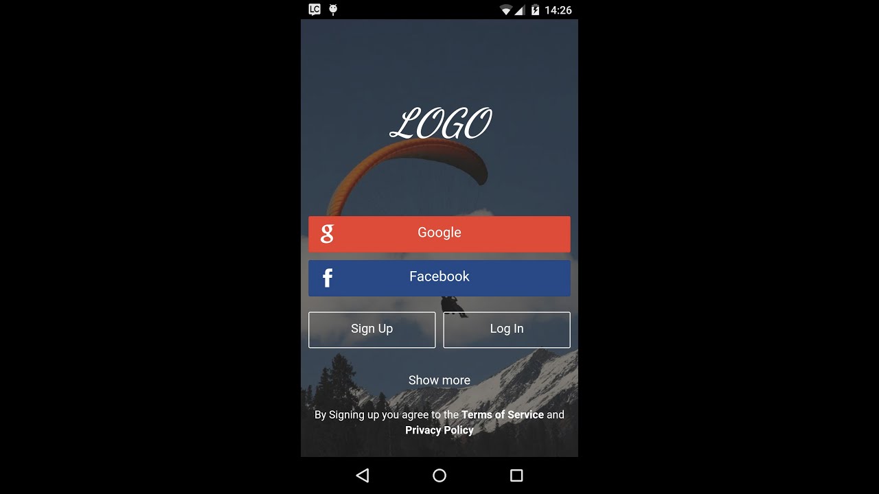 Login 2 - Ionic Login/Signup/Forgot Password