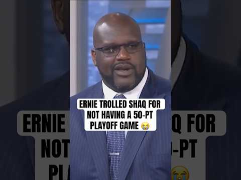 Ernie didn't have to do Shaq like that π