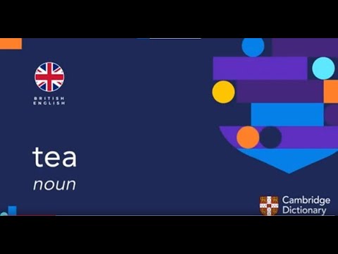 How to pronounce tea noun | British English and American English pronunciation