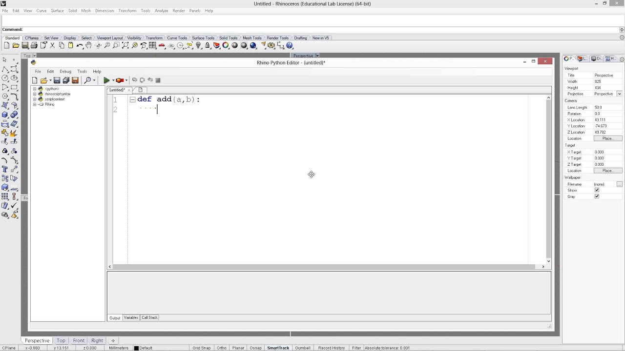 RhinoPython Functions