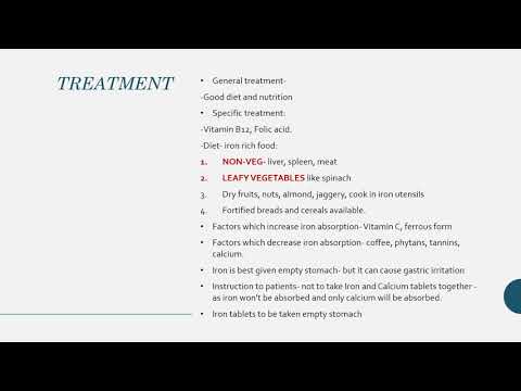 Anaemia in Pregnancy explained in Marathi