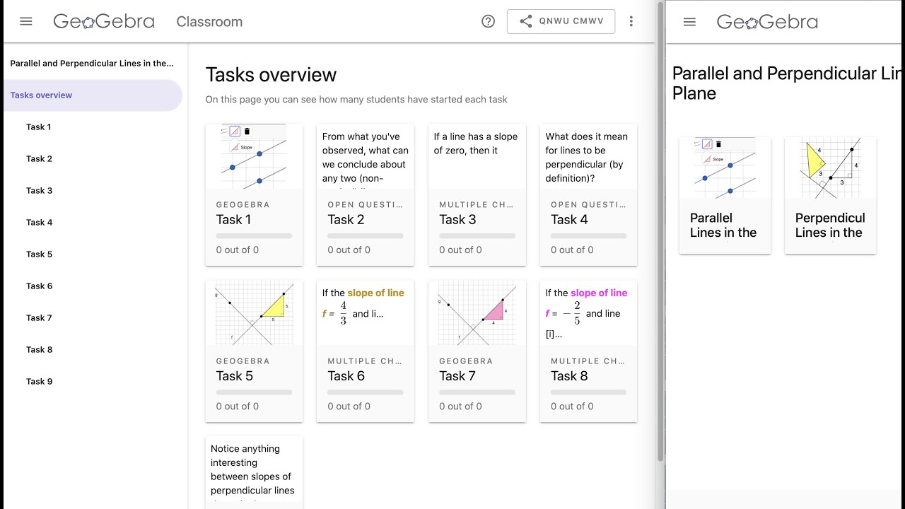 How to Create a Class from a GeoGebra Book