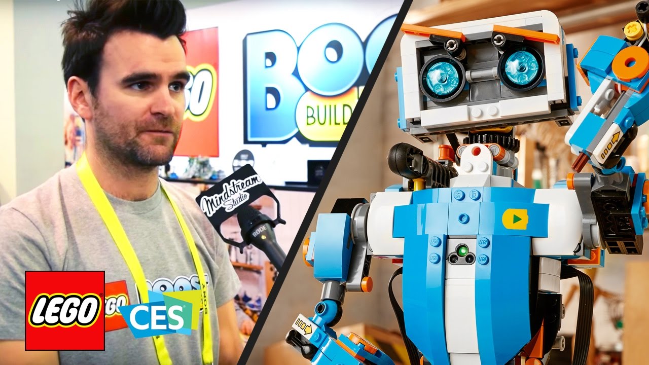 Learn To Code with The Lego Boost Kit at CES 2017 | Mindstream Studio